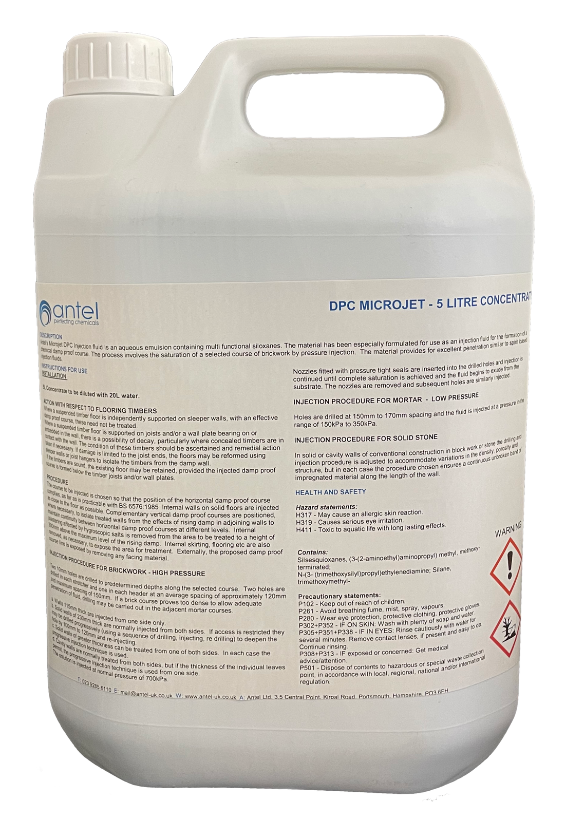 Aqueous DPC Concentrate - Damp Proof Course amd Injection Fluid – Antel